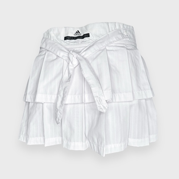 Adidas by Stella McCartney | Skirts | Adidas X Stella Mccartney White Half Pleaded Skirt | Poshmark